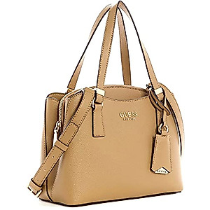 GUESS Lyndi Small Girlfriend Satchel, Beige