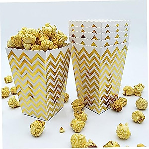STOBOK 1 Set 36 Pcs Popcorn Popcorn Box Popcorn Treat Box Mini Popcorn Boxes Shower Goodie Boxes Pink Containers Babyboy Gifts Gift Bag Organizer Wrapping Box Packing Box Food