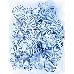 Posterazzi PDXPVRC097ASMALL Heart Ripples Photo Print, 18 x 24, Multi