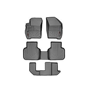 WeatherTech Custom Fit FloorLiners for Dodge Journey - Full Set (443771-442242-3), Black