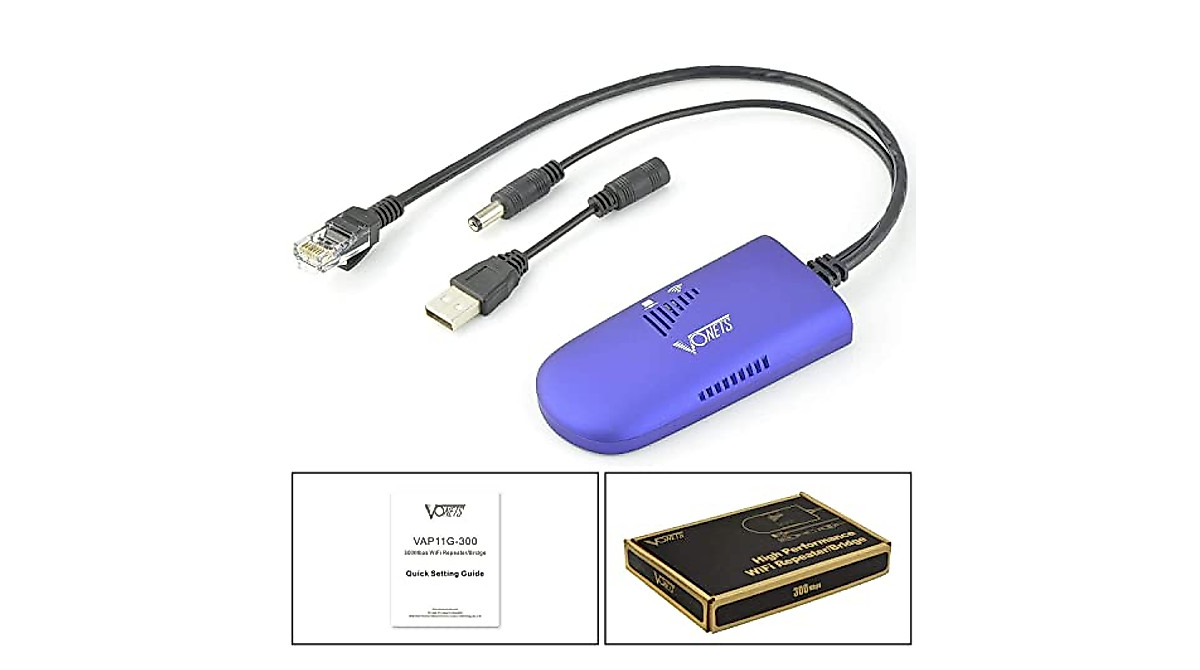 VONETS VAP11G-300 WiFi Bridge - Reliable Wireless to Ethernet Converter