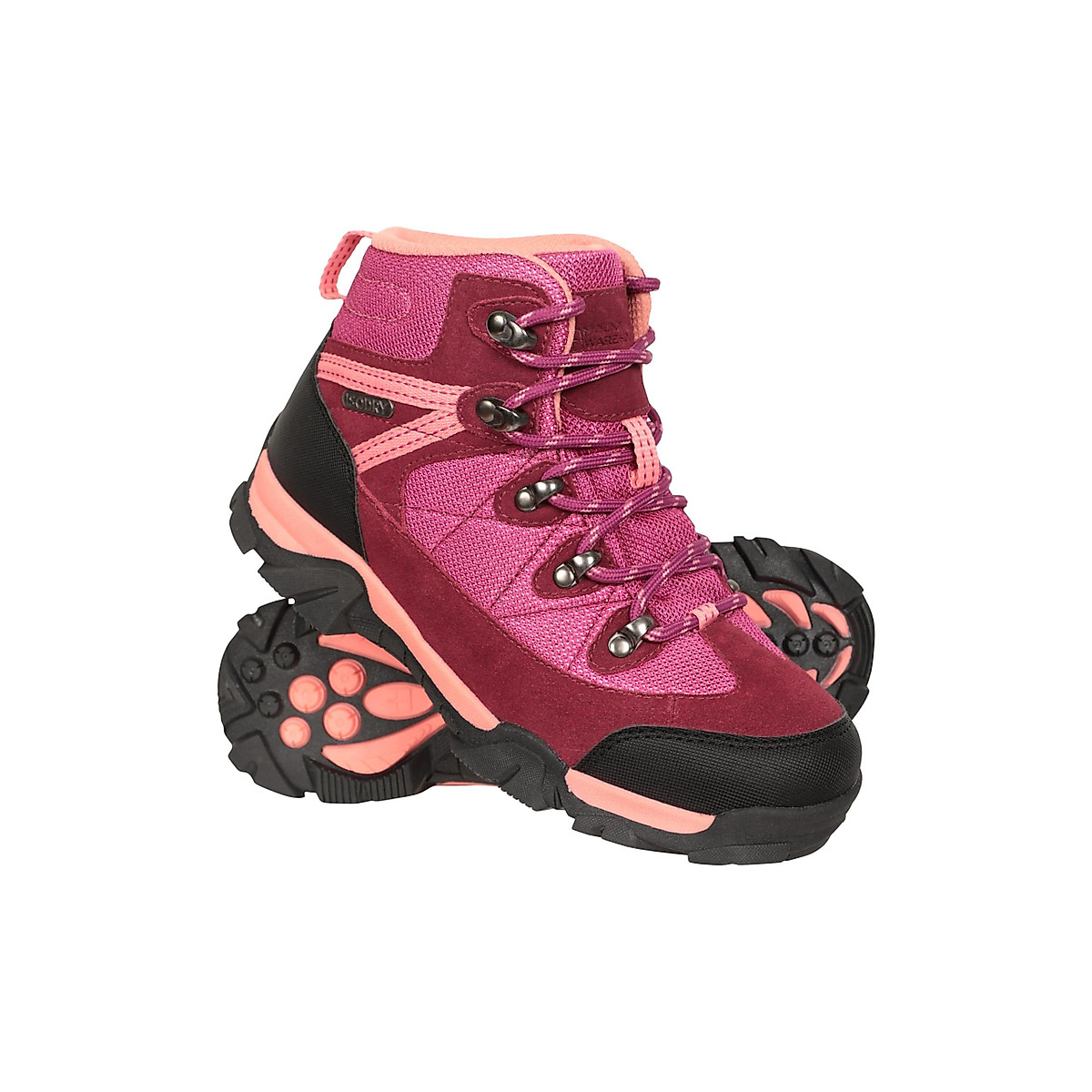 Mountain Warehouse Trail Kids Waterproof Hiking Boots - Girls & Boys Berry Kids Shoe Size 5 US