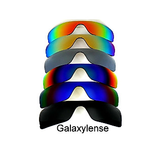 Galaxy Replacement Lenses for Oakley Batwolf Black&Blue&Green&Gray&Gold&Red Color Polarized 6 Pairs