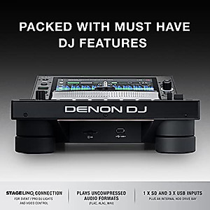 Denon DJ SC6000M PRIME –Standalone DJ Media Player with Motorized Platter, WiFi Music Streaming and 10.1-Inch Touchscreen