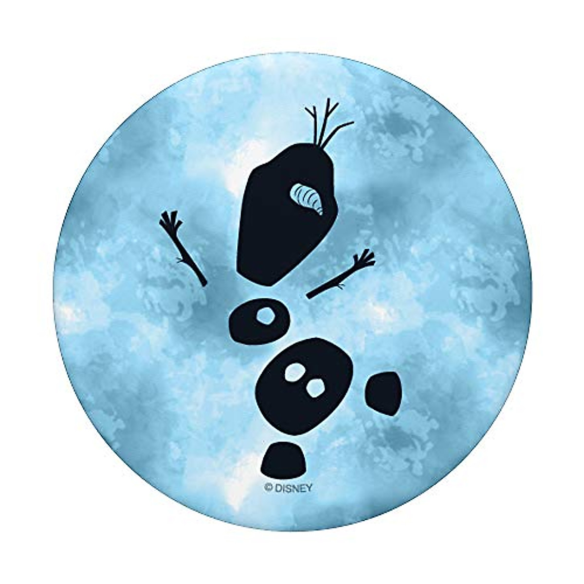 Disney Frozen 2 Olaf Silhouette Watercolor PopSockets PopGrip: Swappable Grip for Phones & Tablets