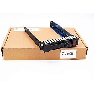 2.5" SFF SAS SATA SSD Hard Drive Carrier Tray Caddy 651687-001 651699-001 for HP Proliant ML350 DL360p DL380P DL160 Gen8 G8 Gen9 G9 with 4 Mounting Screws