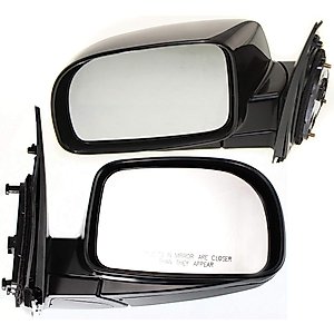 Kool Vue Left & Right Power Heated Door Mirrors Compatible With Hyundai Santa Fe 2007-2012 Paintable Pair