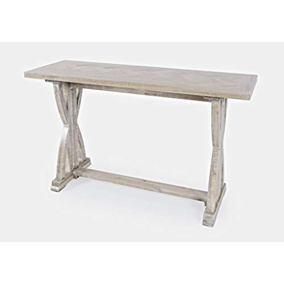 Jofran Inc. Fairview Rustic Trestle Sofa Console Table