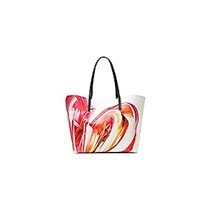 Desigual Women's PU Shopping Bag, White, U