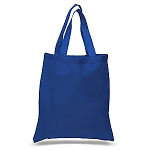 Set of 12 Wholesale Cotton Tote Bags 100% Cotton Reusable Tote Bags 1 Dozen