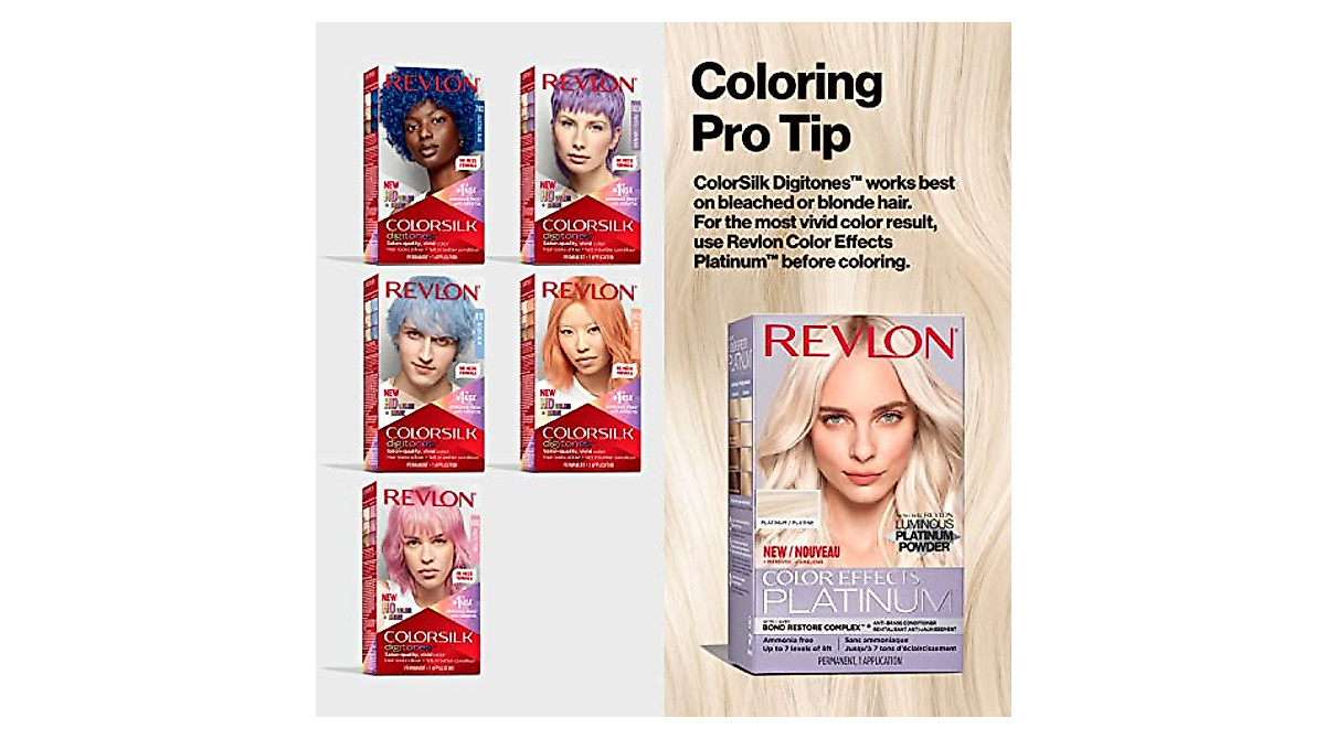 Revlon ColorSilk Digitones Electric Blue Hair Dye | Salon-Quality Results