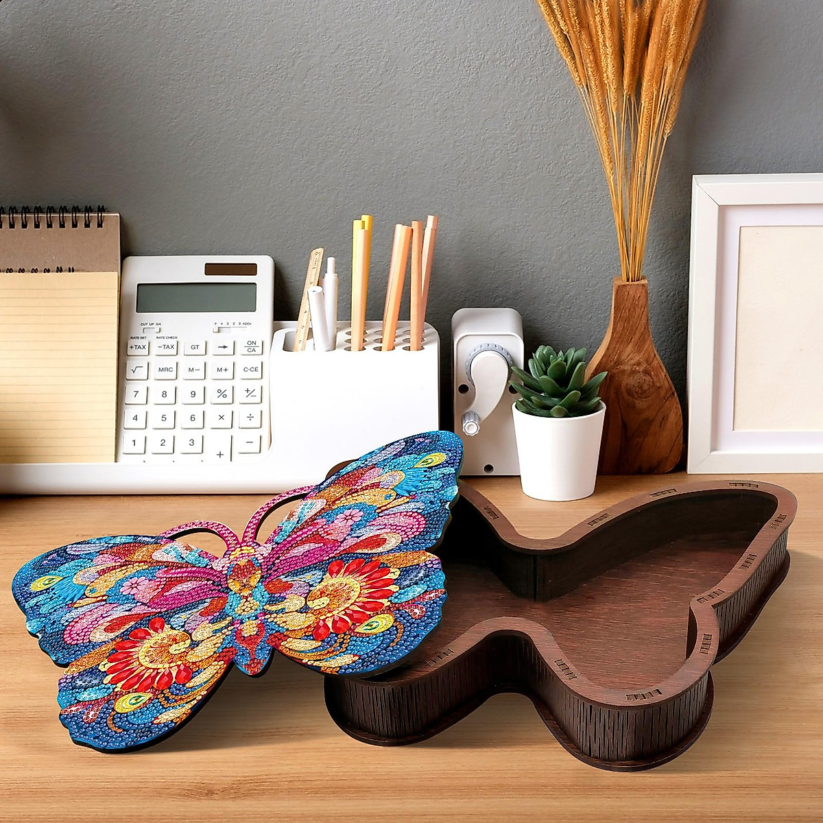 ARTopet DIY Diamond Art Painting Jewelry Box Diamond Art Large Capacity Organizer Storage Box Special Shaped Crystal Rings Necklace Bracelet Gift Case for Women Girls Desktop Ornament-01