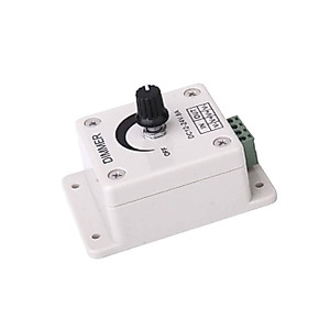 OSALADI Tape Light Dimmer Table Lamp Dimmer Dimming Controller Led Bulb Dimmer Controller Adjuster Knob Control Lighting Led Led Lightbulbulbs White Dc 8a Plate