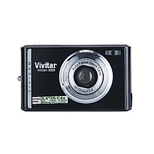Vivitar ViviCam X225 10.1 MP Digital Camera with 3 x Optical Zoom (Black)