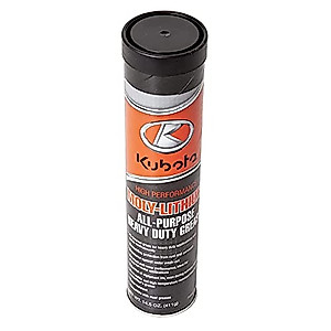 Kubota High Performance Moly Lithium All Purpose Heavy Duty Agricultural/Construction Equipment Grease (14.5 oz)