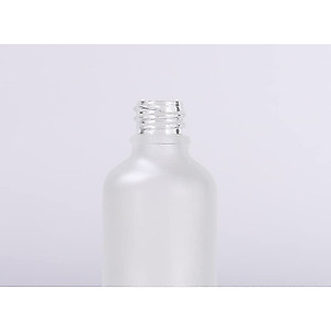 Travel Essential Oil Dropper Bottle - Transparent Frosting Glass Bottle Rubber Essence Cosmetics Dropper Bottles Portable Tincture Bottles With Dropper Empty Bottle Dropper (0.5oz/15ml 6 Pack)