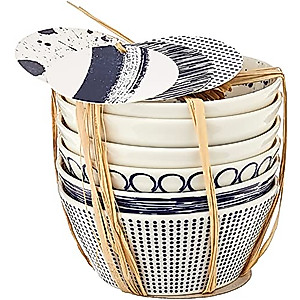 Royal Doulton Pacific Tapas Bowls, 4.3-Inch, Blue, Set of 6