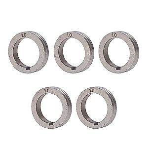 Welders Wire Feed Roller, High Accuracy Welder Drives Roll Stable Feeding 5Pcs Wear Resistant for Welding Machine Tool