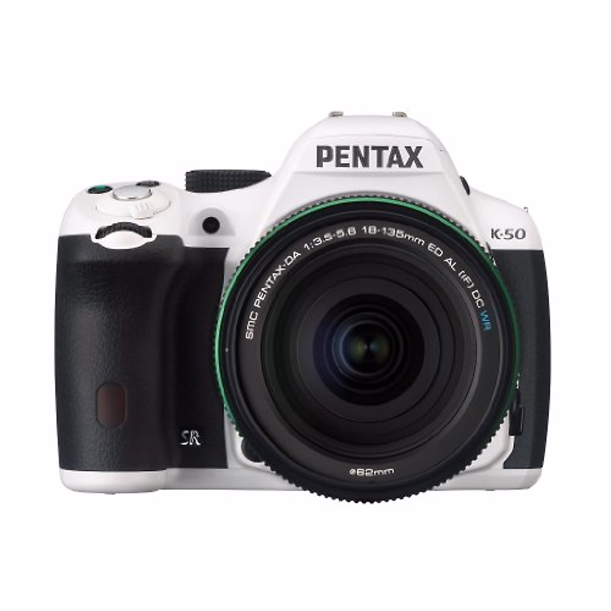 Pentax K-50 16MP Digital SLR Camera Kit with DA 18-135mm WR f3.5-5.6 Lens (White)