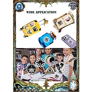 Witchy Stickers for Kindles Water Bottles, 100PCS Waterproof Spooky Aesthetic Stickers for Adults Girls Teens, Cute Hippie Indie Celestial Stickers for Laptop Books Scrapbooks Journals