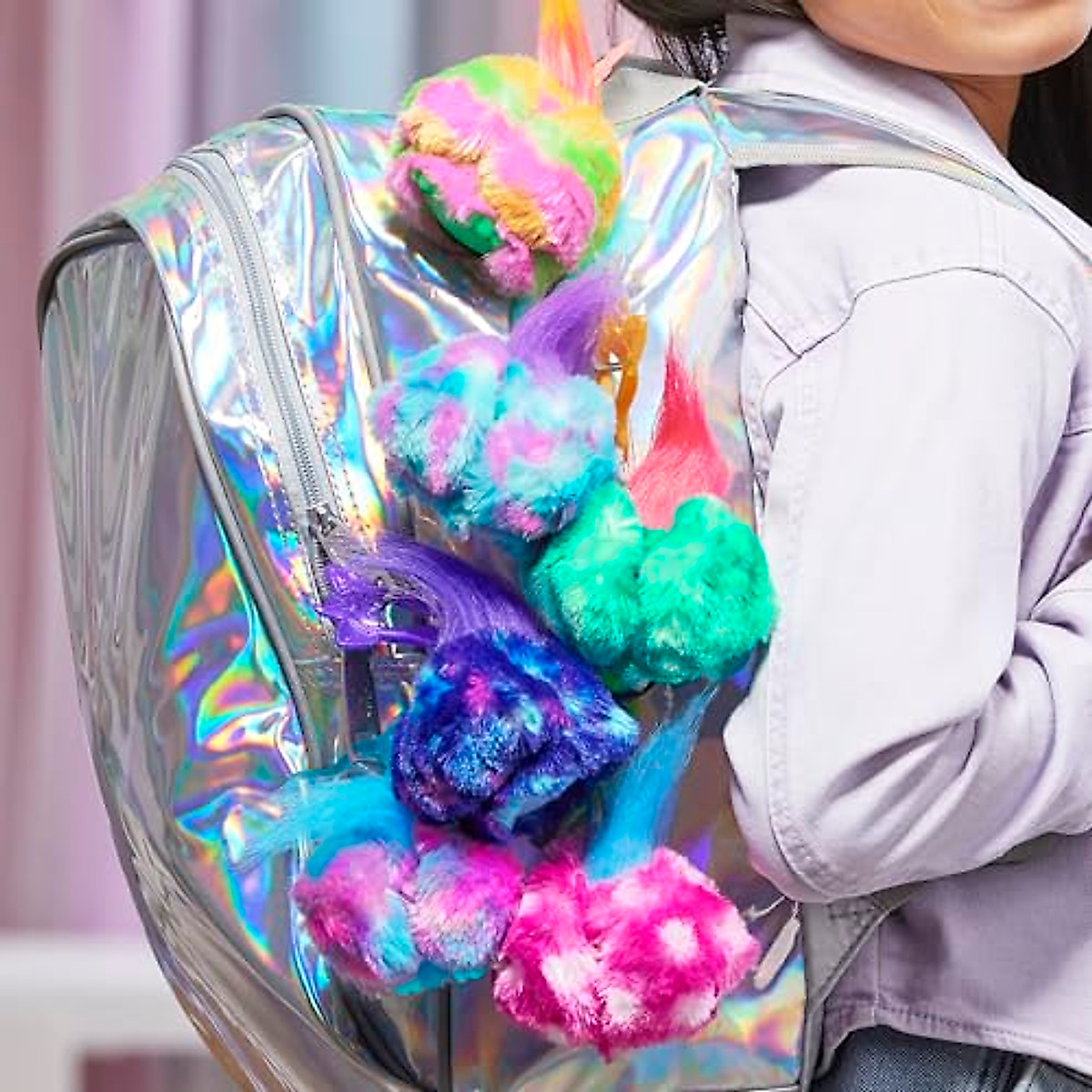 Furby Furblets Star-Lee Mini Friend, 45+ Sounds, Galaxy Music, Speaks Only Furbish, Electronic Plush Toys for Girls & Boys, Interactive Pets, Dark Blue, 6+