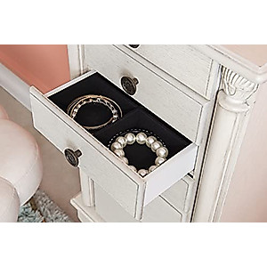 Powell Darcy Off White Jewelry Armoire