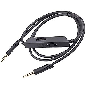 Alitutumao Replacement A10 A40 Cord Aux Cable with A&B Modes Inline Mute Volume Control and Mic Compatible with Astro A10 A40 A30 A50 Gaming Headsets to PC Mobile MixAmp PS4 and More