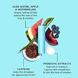 TULA Skin Care Glow & Get It Cooling & Brightening Eye Balm | Dark Circle Under Eye Treatment, Instantly Hydrate and Brighten Undereye Area, Portable and Perfect to Use On-the-go | 0.35 oz.