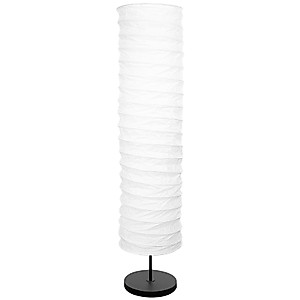 Abaodam Paper Floor Lamp Shade Foldable Paper Floor Lamp Cover Standing Lamp Cover Light Bulb Cage Guard Rice Paper Lantern for Home Bedroom Living Room