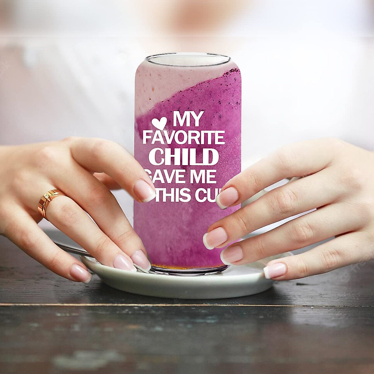 eoscasely Gifts for Mom from Daughter, Son- 16OZ Iced coffee Cup Gift for Mother's Day, Christmas gift for mom，Mom birthday gift, best mom ever gift, mom cup