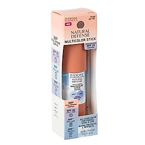 Physicians Formula Natural Defense Blush Multi Stick Makeup Sheer, Soft Pink, For Cheeks, Eyes And Lips