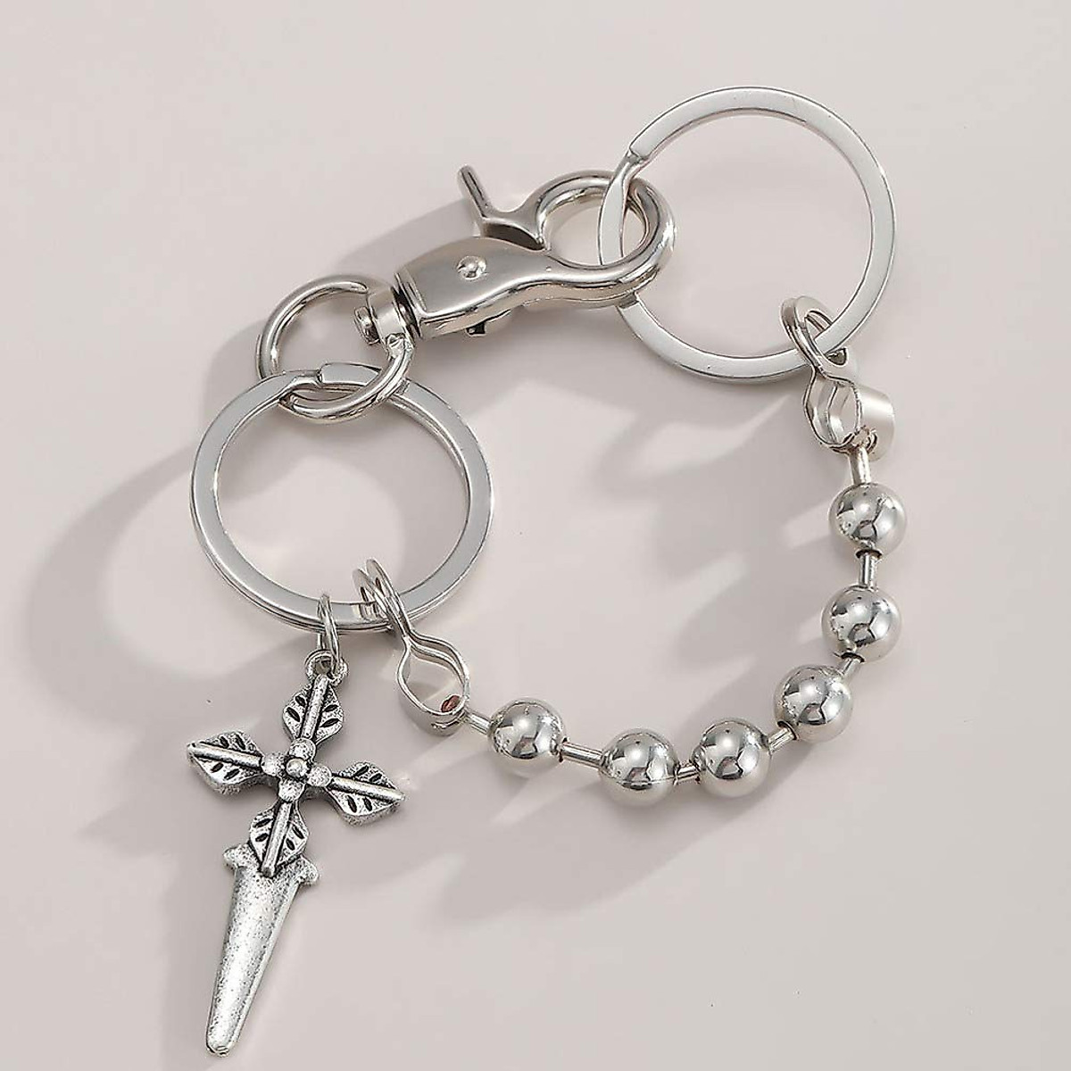 Happyyami 1pc Tassel Chain Body Chains Keychains for Women Car Keychains Keychain Pandent Chain Fashion Trousers Chain Car Key Holder Jean Chains Metal Hip Hop Pants Miss