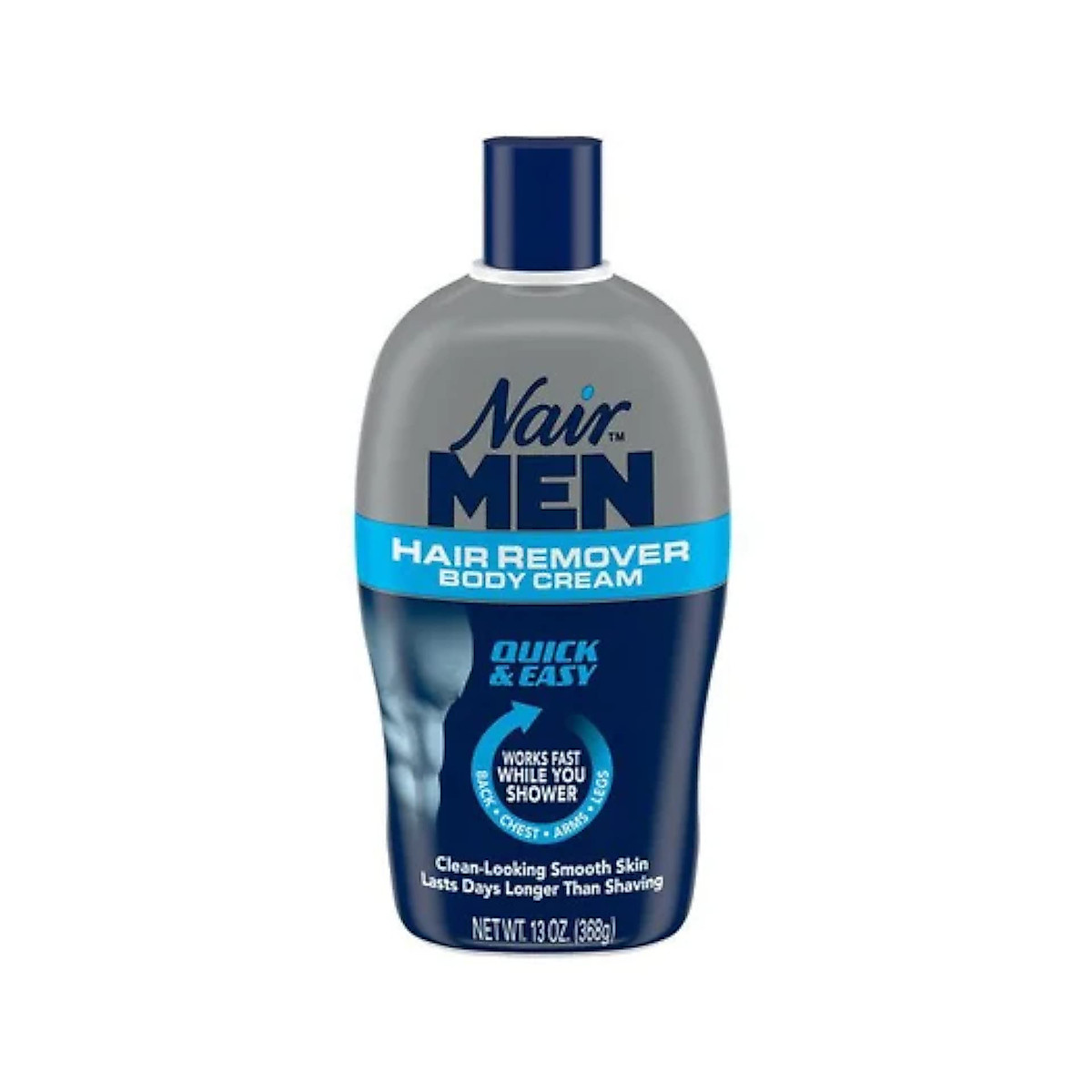Nair Hair Remover Men Body Cream 13 Ounce Pump (384ml) (6 Pack)
