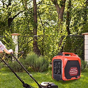 Cartman 2000W Portable Inverter Generator: Super Quiet Power Backup for Home, Camping, and Emergencies - Gas Powered, EPA Compliant