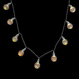 ibasenice 1Set LED Globe String Light Porch Led String Lights LED Outdoor Light String for Holiday Party Home Patio Garden Backyard Decoration