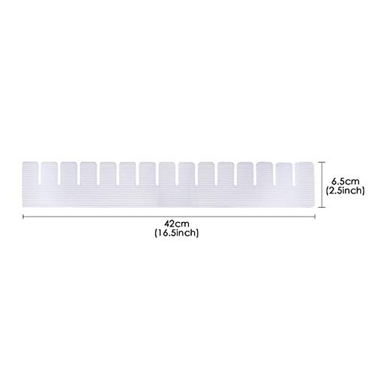 Saim 36 Pack Adjustable Drawer Organizer Dividers DIY Home Divider Drawer Dividers Practical White Storage Organizer