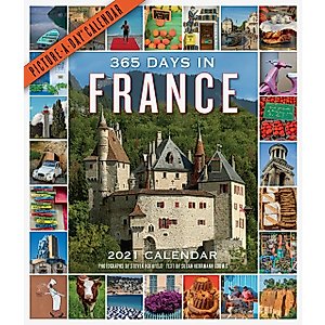 365 Days in France Picture-A-Day Wall Calendar 2021