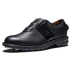FootJoy Men's Premiere Series-Packard Boa Golf Shoe, Black/Black, 12