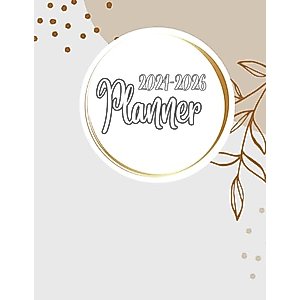 2024-2026 Monthly Planner: 3 Year Calendar Large Size 8.5x11 inches | 36 Months Jan 2024 - Dec 2026 with Federal Holidays | Monthly Design ( Calendar 2024-2026 for Purse)
