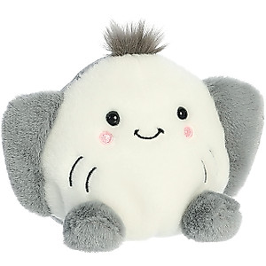 Aurora® Adorable Palm Pals™ Flapjack Stingray™ Stuffed Animal - Pocket-Sized Play - Collectable Fun - White 5 Inches