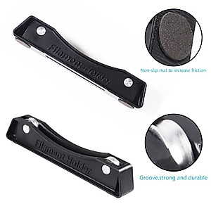 Aobao 4pcs 3D Printer Filament Spool Holder Stand Metal Bearing Design Compatible with All Filament Types for PLA/ABS/TPU and Other Printing Materials