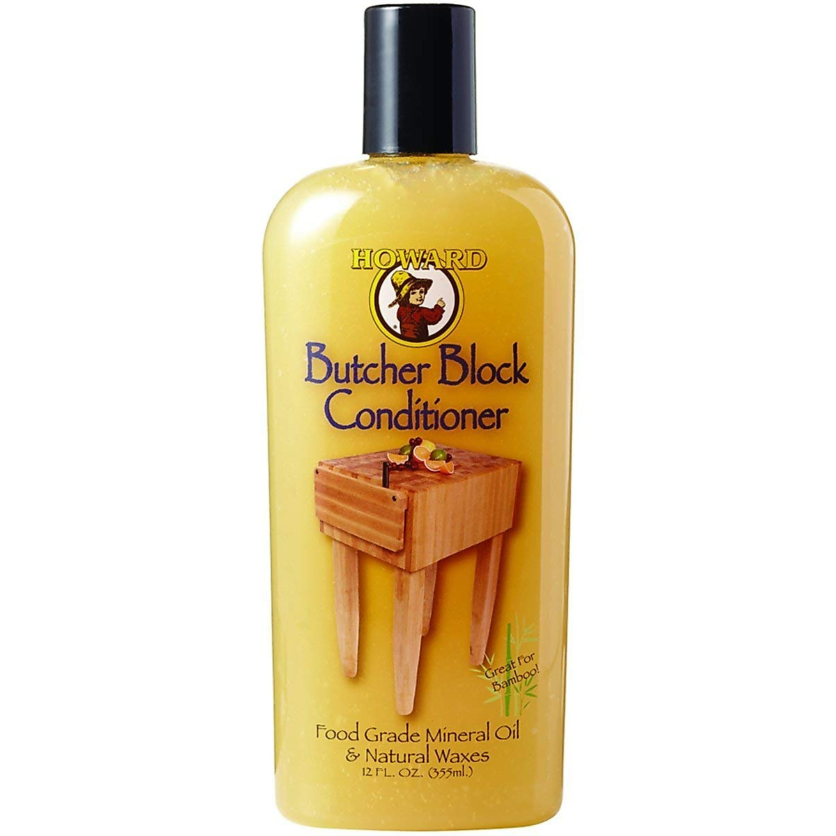 Howard BBC012 Butcher Block Conditioner, 12-Ounce (5)