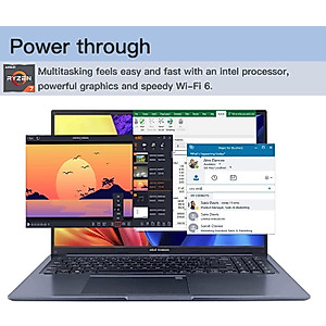 ASUS 2023 Newest Vivobook Slim Laptop, 16" WUXGA Display, 8-Core AMD Ryzen 7 5800HS (Beats i7-1195G7), AMD Radeon Graphics, WiFi 6, Chiclet Keyboard, Windows 11 Home(40GB|2TB SSD)