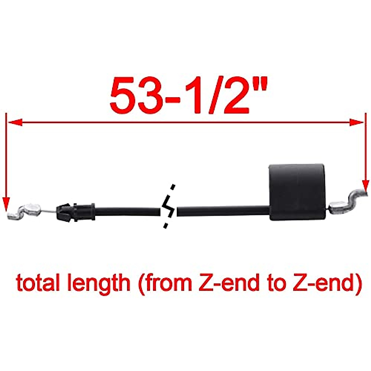 Virtionz | 183281 | 532183281 | Lawn Mower Engine Zone Control Cable | Compatible with Husqvarna/Poulan/Roper/Craftsman/Weed Eater Lawn Mower Parts