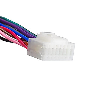 BATIGE 16 Pin ISO Wire Harness for Alpine 7513R UNI Car Stereo Radio Wiring Harness Connector Adaptor