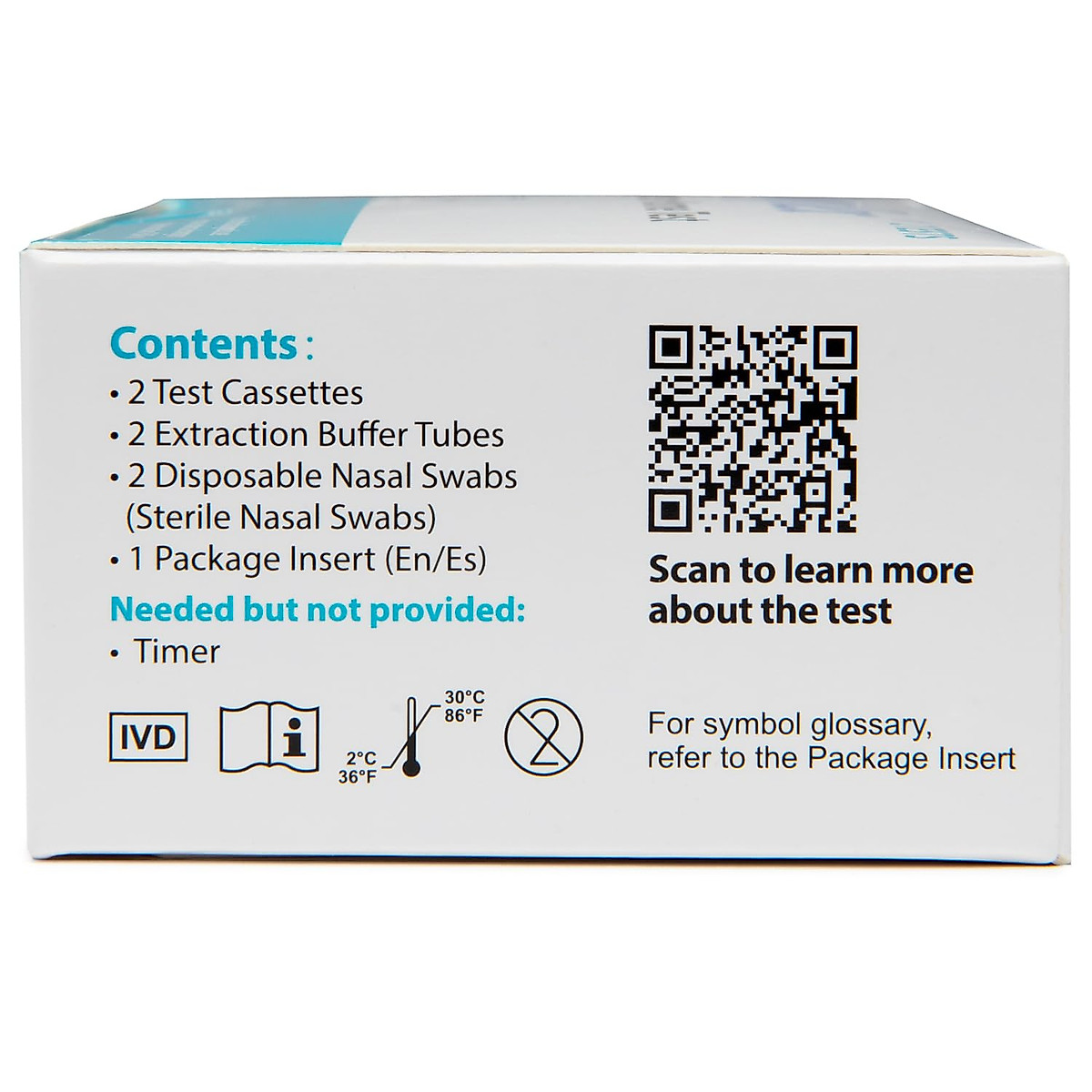 Flowflex COVID-19 Antigen Home Test kit, 1 Pack, 2 Tests Total. FDA EUA Authorized OTC at-Home Self-Test, Non-invasive Nasal Swab, Easy to Use and No Discomfort, Results in 15 Minutes