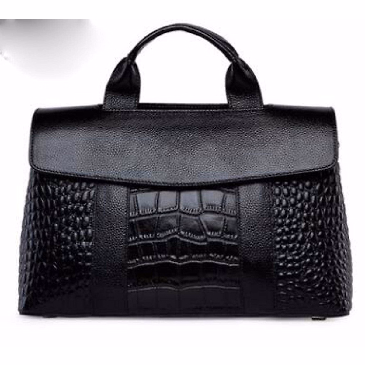 NC Genuine Leather Alligator Print Handbag Large Capacity Ladies Bag Fashion All-Match Crossbody Shoulder Bag for Women