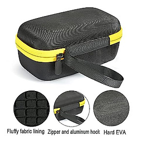 RAIACE Hard Storage Case Compatible with Fluke 101/106/107 Basic Digital Multimeter. (Case Only)-Black(Black Lining)