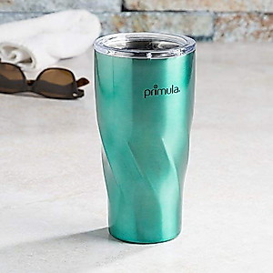 Primula Avalanche Double Walled Vacuum Sealed Stainless Steel Thermal Insulated Tumbler Stays Cold or Hot All Day Long, Reusable Thermos, 1 Count (Pack of 1), Teal