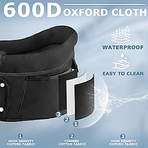 Fader Baby high Chair, Hook on high Chair, Portable High Chair for Travel, High Chair for Table, Portable & Foldable，Suitable for Family and Travel, for Babies 6-36 Months for Eating & Dining (Black)